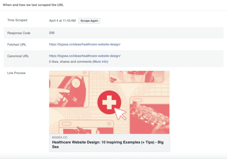 How to Use the Facebook Debugger Tool for Shared Posts - Big Sea